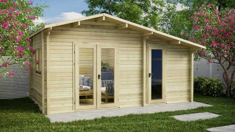 ONE BED TYPE D LOG CABIN 5.8m X 5m | Loghouse.ie